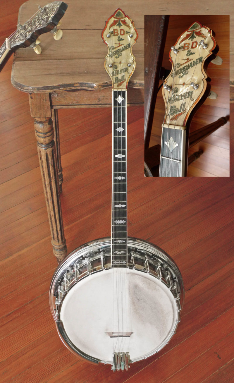 1922 Bacon & Day Silver Bell Serenader Tenor Banjo - Vintage American ...