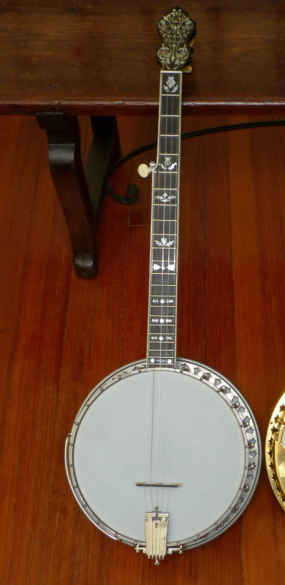 Bacon & Day Super 5-string Banjo B&D Nickel plated - Vintage American ...