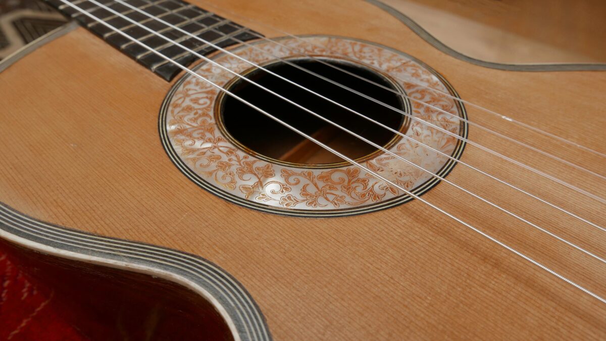 Pierre Marcard Guitar, France, circa 1850 - Vintage American Guitar